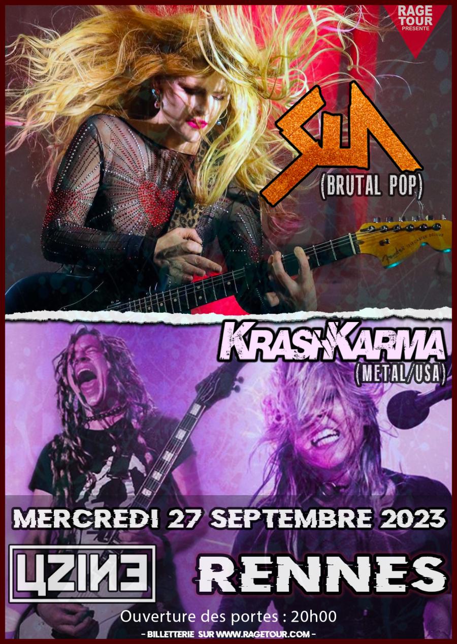 Sun + Krashkarma - 27/09/2023 - Rennes - Uzine - France