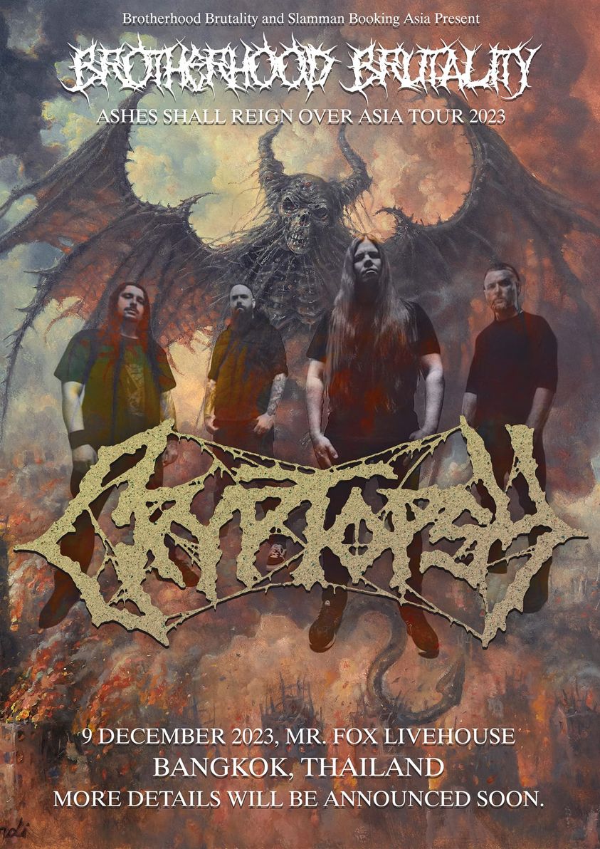 Event Cryptopsy - 09/12/2023 - Bangkok - Mr.FOX Live House - Thailand