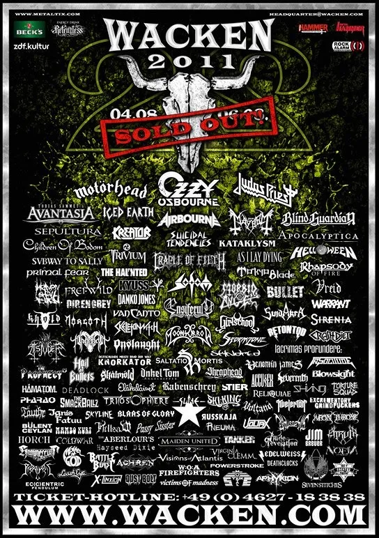 Wacken Open Air 2011 - 04/08/2011 (3 jours) - Wacken - Allemagne