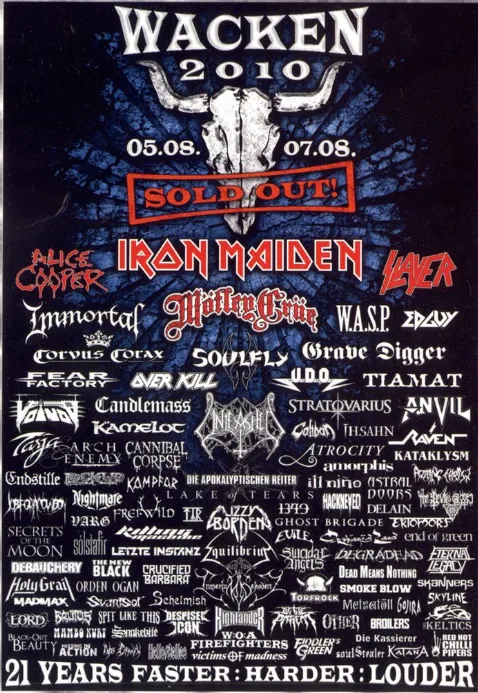 Wacken Open Air 2010 - 05/08/2010 (3 jours) - Wacken - Allemagne