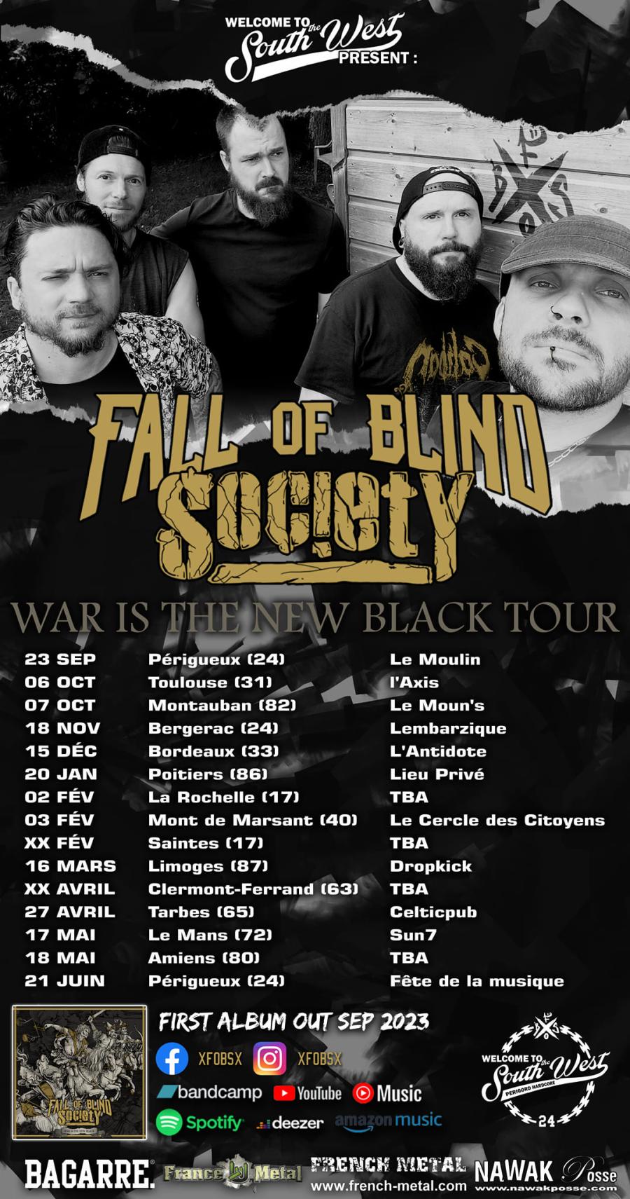 Event Fall Of Blind Society - Line up