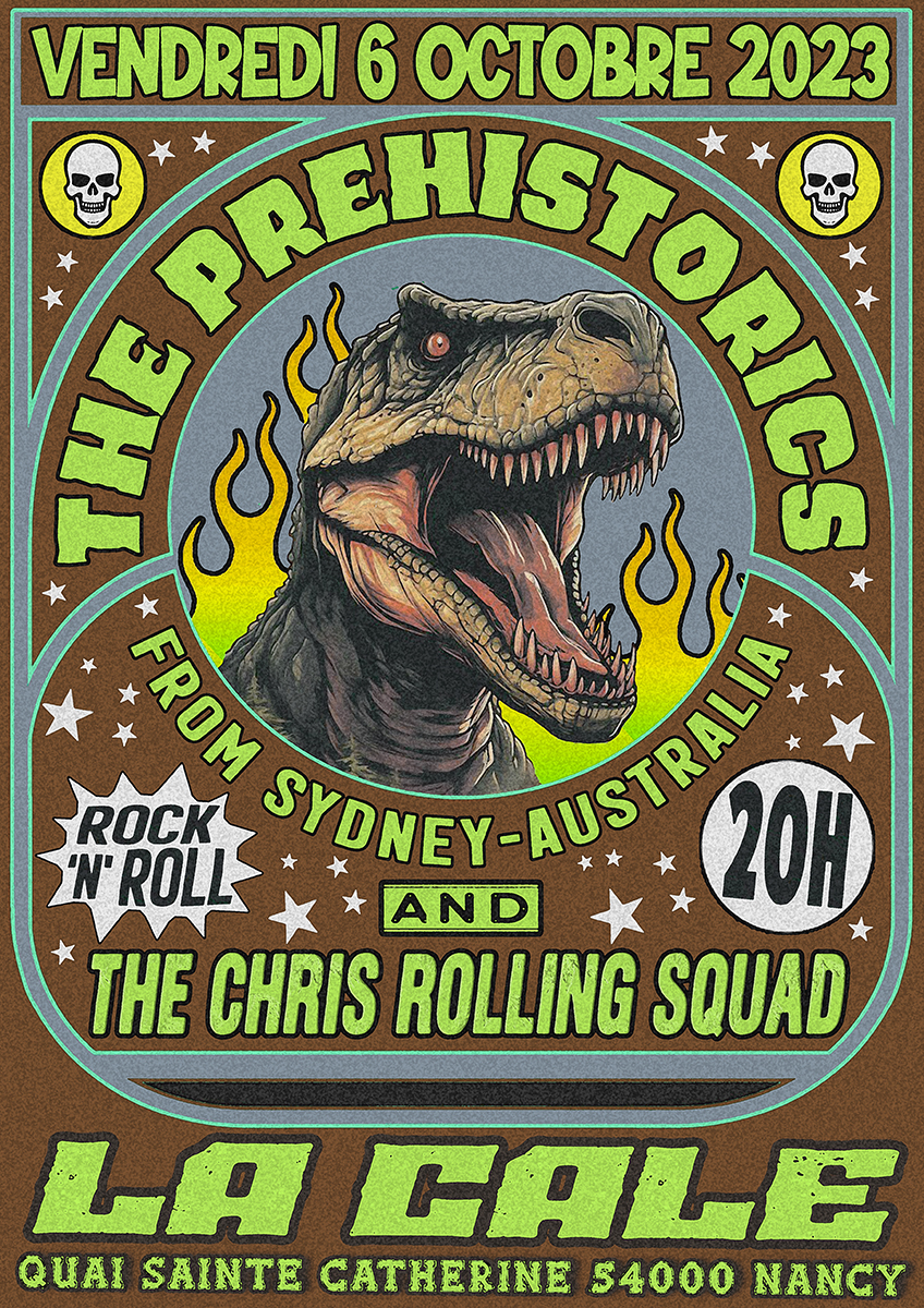 The Chris Rolling Squad + The Prehistorics @ La Cale - 06/10/2023 ...