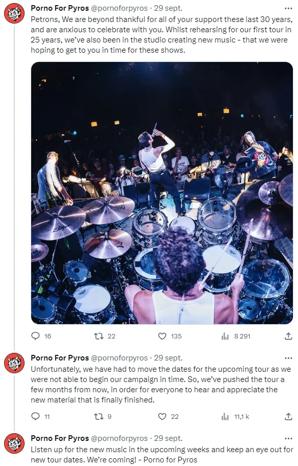 Concert Porno for Pyros - 08/11/2023 - Atlanta - Tabernacle - Etats-Unis