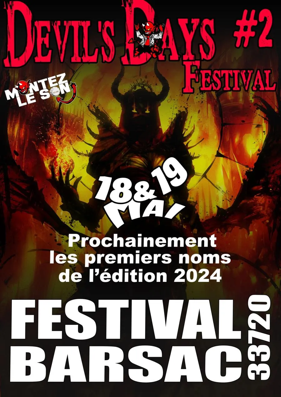 Devil's Days 2024 - 18/05/2024 (2 jours) - Barsac - Salle Bastard - France