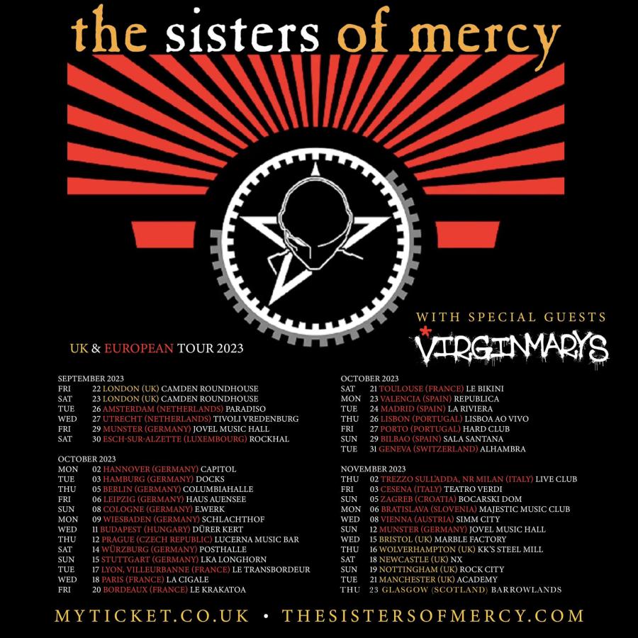 Event The Sisters Of Mercy - 27/10/2023 - Porto - Hard Club - Portugal