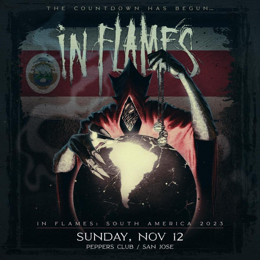 Concierto In Flames - 12/11/2023 - San José - Pepper Club - Costa Rica