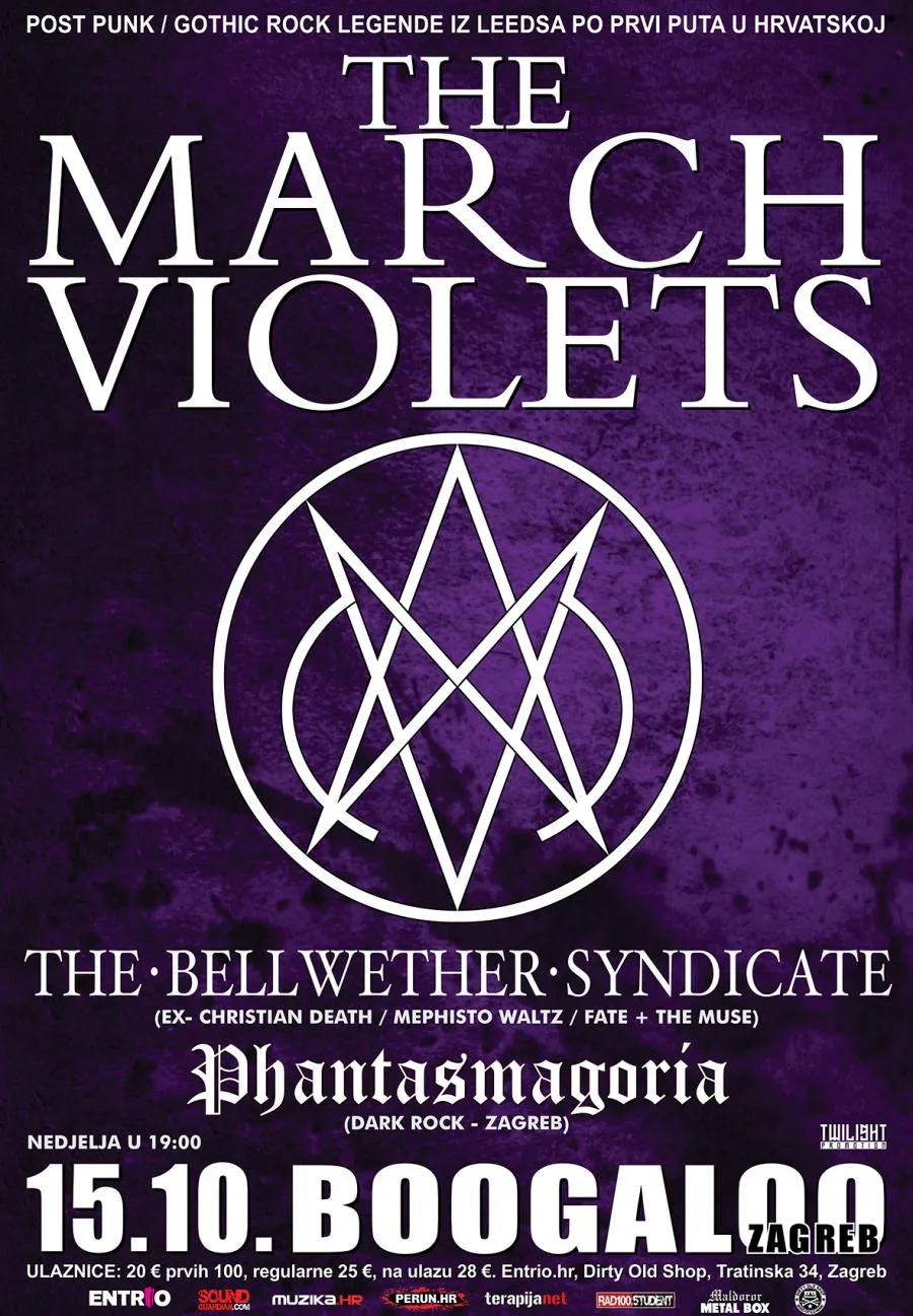 Concert The March Violets - 15/10/2023 - Zagreb - Boogaloo - Croatie