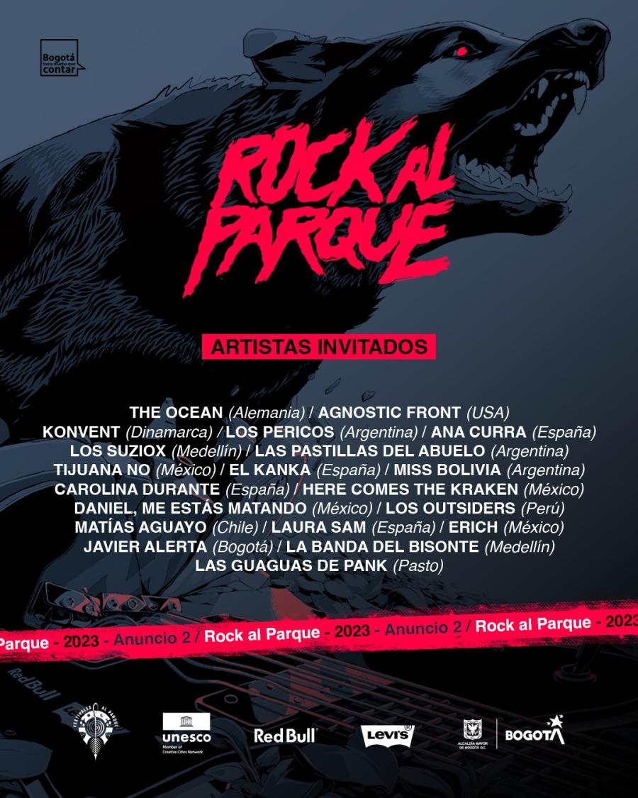 Festival Rock al Parque 2023 - 11/11/2023 (3 Días) - Bogota - Parque ...