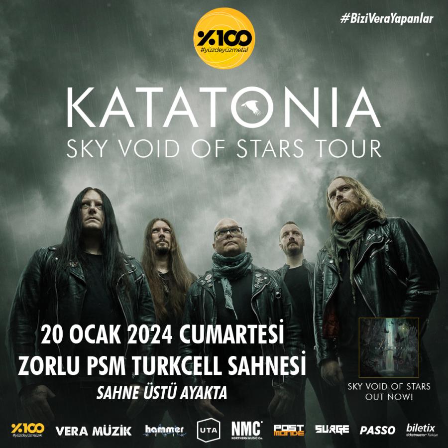 Concert Katatonia - 20/01/2024 - İstanbul - Zorlu PSM Turkcell Stage - Turquie