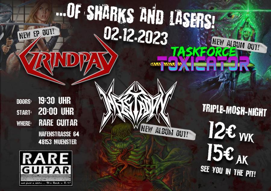 Grindpad + Taskforce Toxicator - Line up