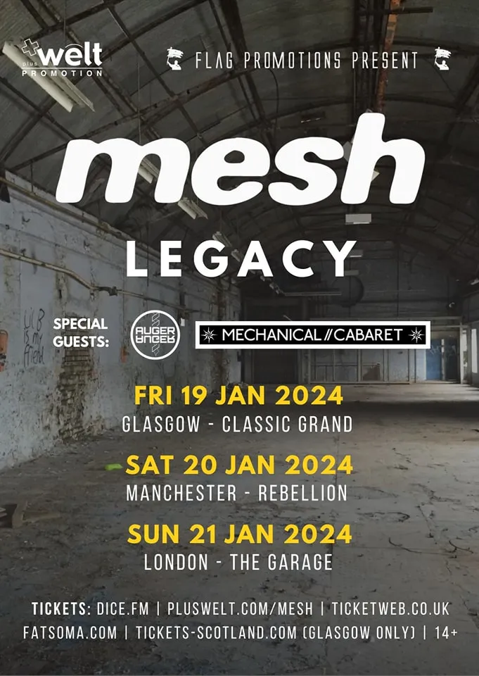 Concert Mesh - 20/01/2024 - Manchester - Rebellion - Royaume Uni