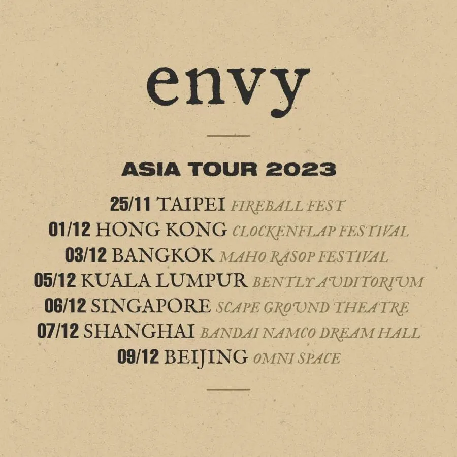 Concert Envy - 07/12/2023 - Shanghai - Bandai Namco Dream Hall - Chine