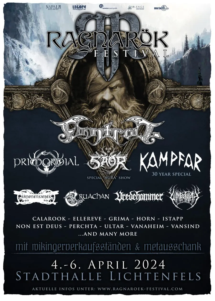 Ragnarok Festival 2024 - 04/04/2024 (3 jours) - Lichtenfels ...