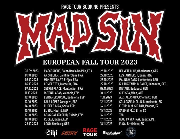 Concert Mad Sin - Groupes