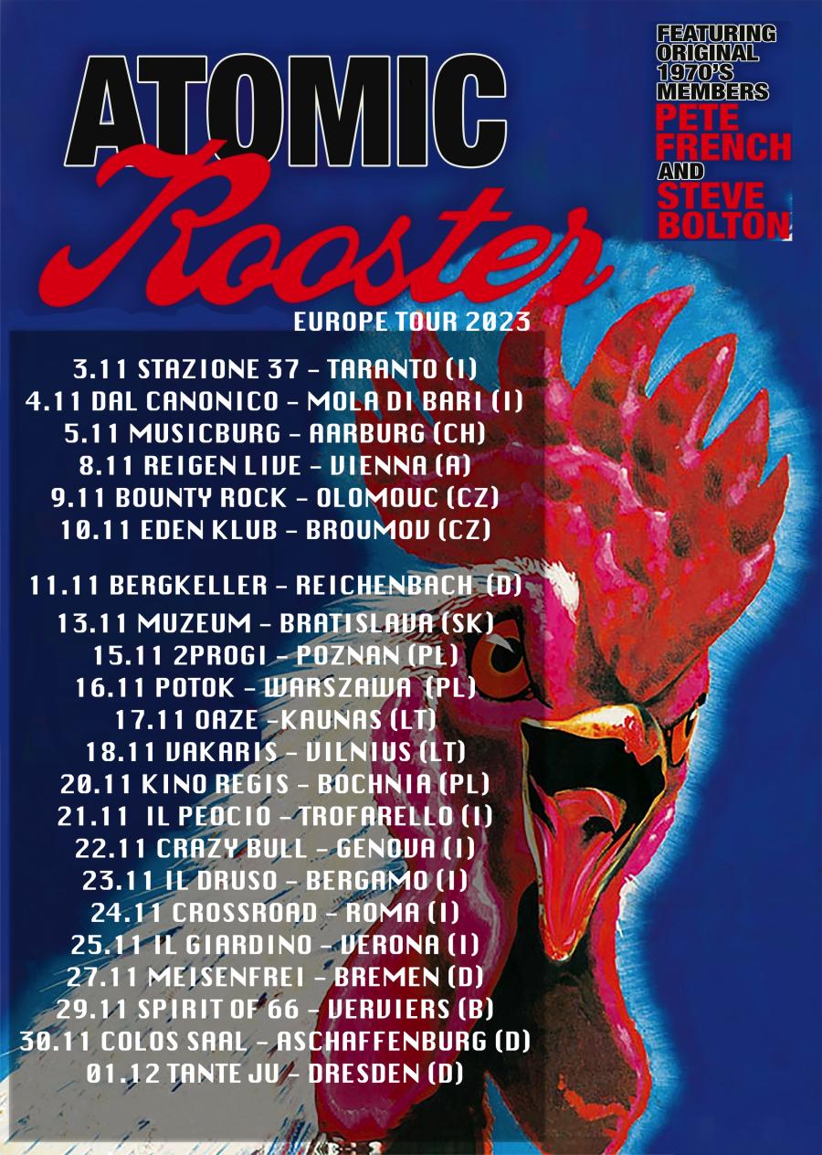 Atomic Rooster live a Verona - Line up