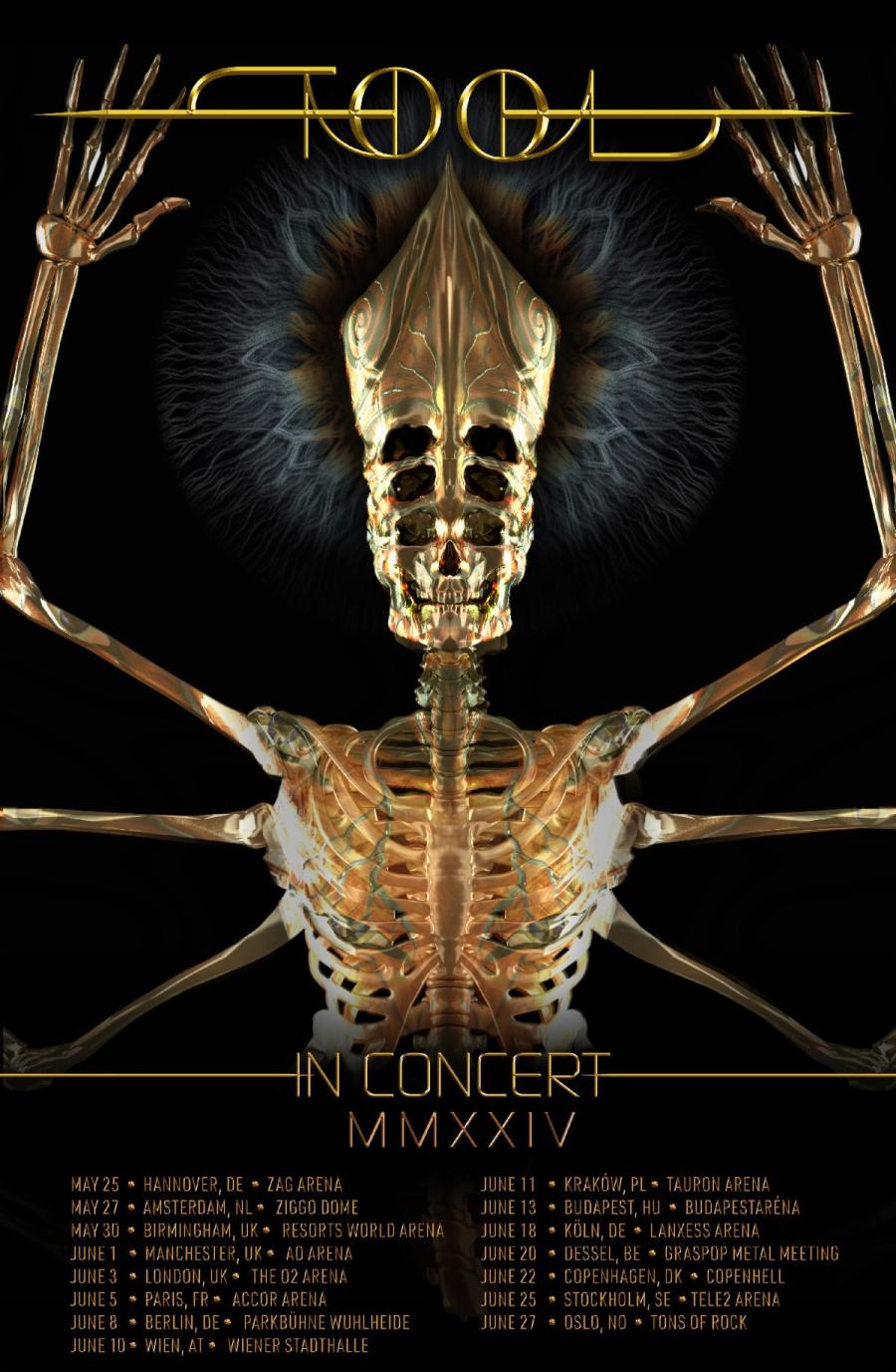 Concierto Tool - Line up