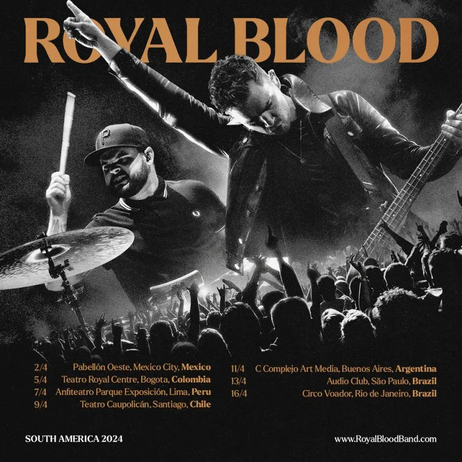 Concert Royal Blood - 07/04/2024 - Lima - Anfiteatro del Parque de la ...