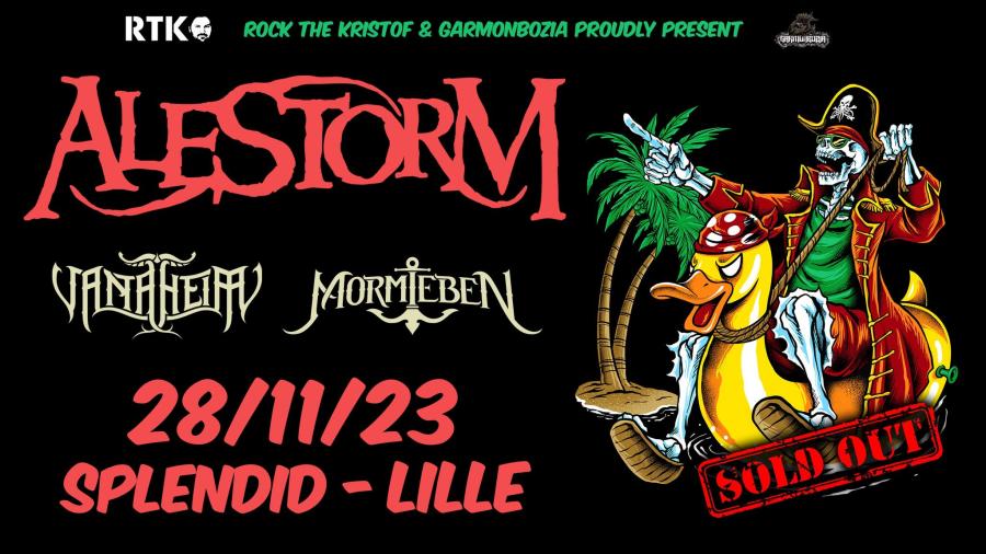 Concert Alestorm - 28/11/2023 - Lille - Le Splendid - France