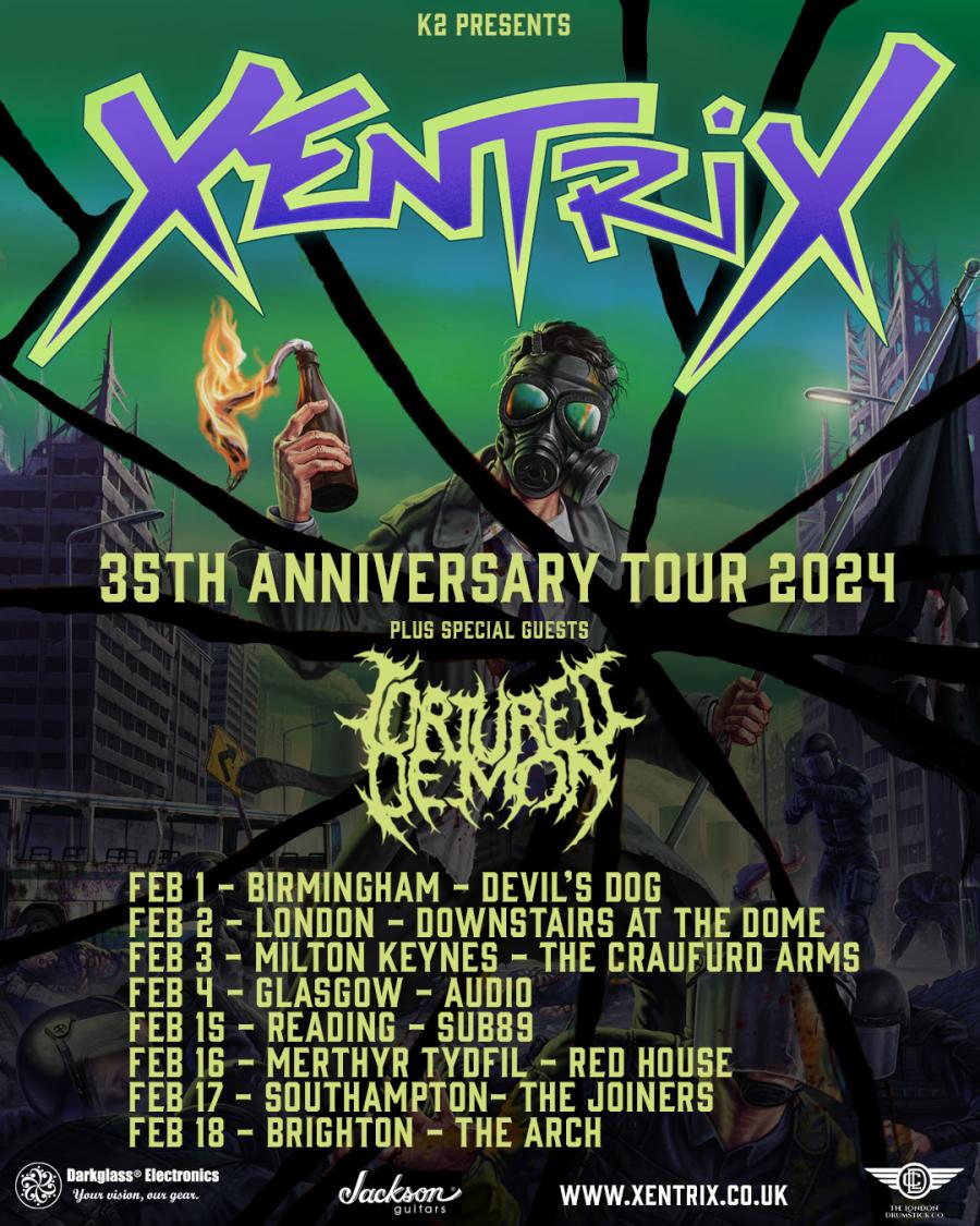 Concert Xentrix - 15/02/2024 - Reading - Sub 89 - Royaume Uni