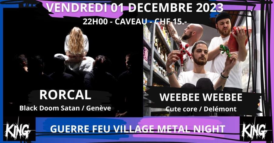 Rorcal + Weebee Weebee - 01/12/2023 - Neuchâtel - Bar King - Switzerland