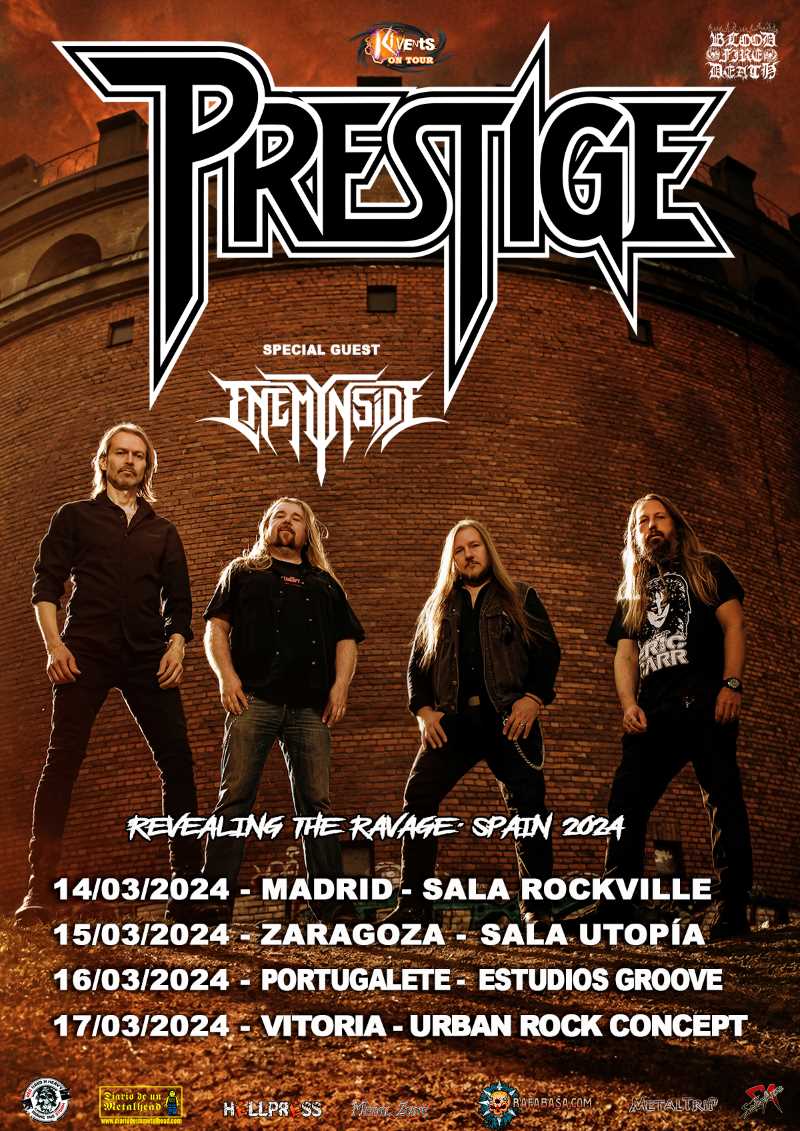 Prestige - Revealing The Ravage Spain 2024 Tour - Line up