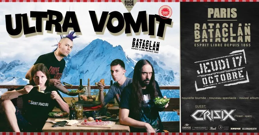 Concert Ultra Vomit - 17/10/2024 - Paris - Bataclan - France