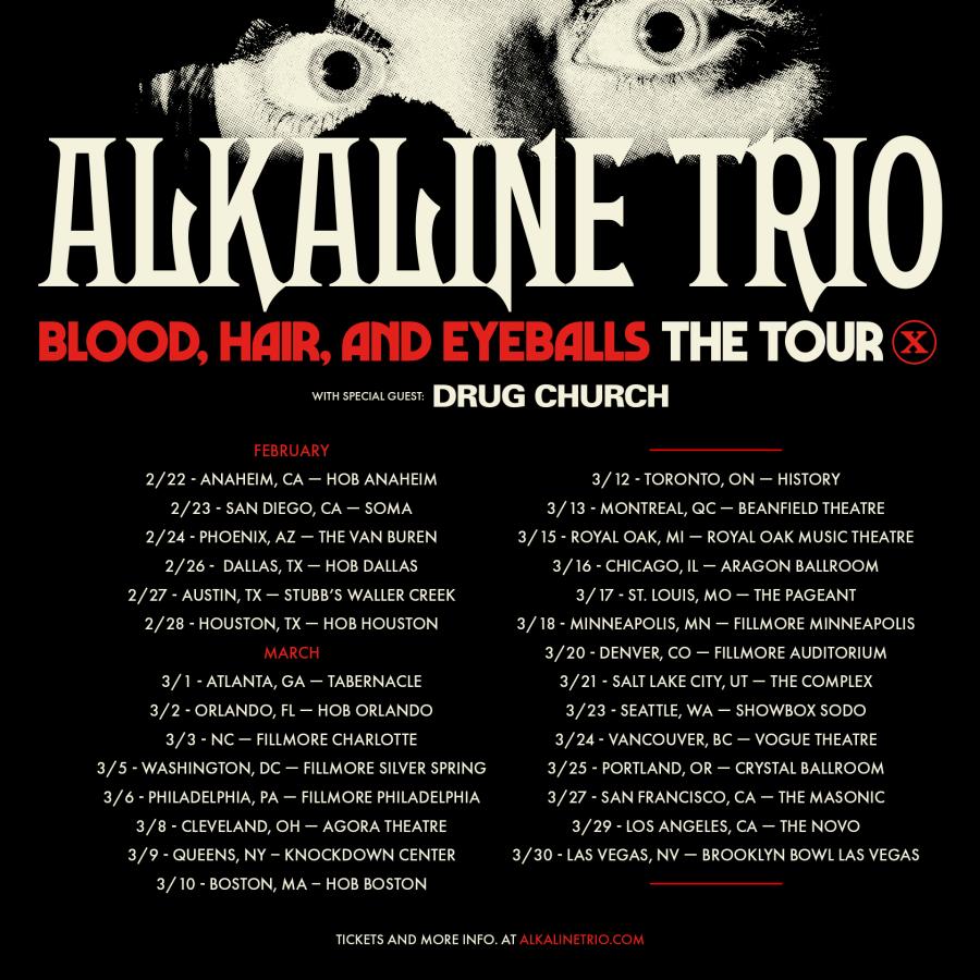 Concert Alkaline Trio - Line up