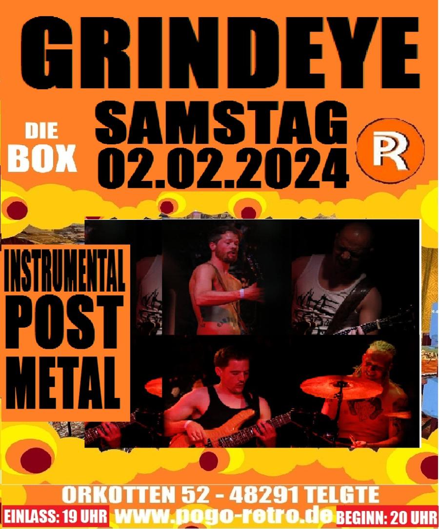 Event Grindeye - 02/02/2024 - Telgte - DIE BOX - Pogo Retroquitäten ...