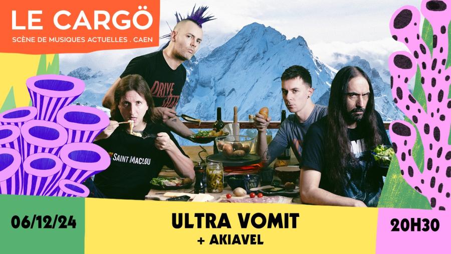 Ultra Vomit + Akiavel - Line up