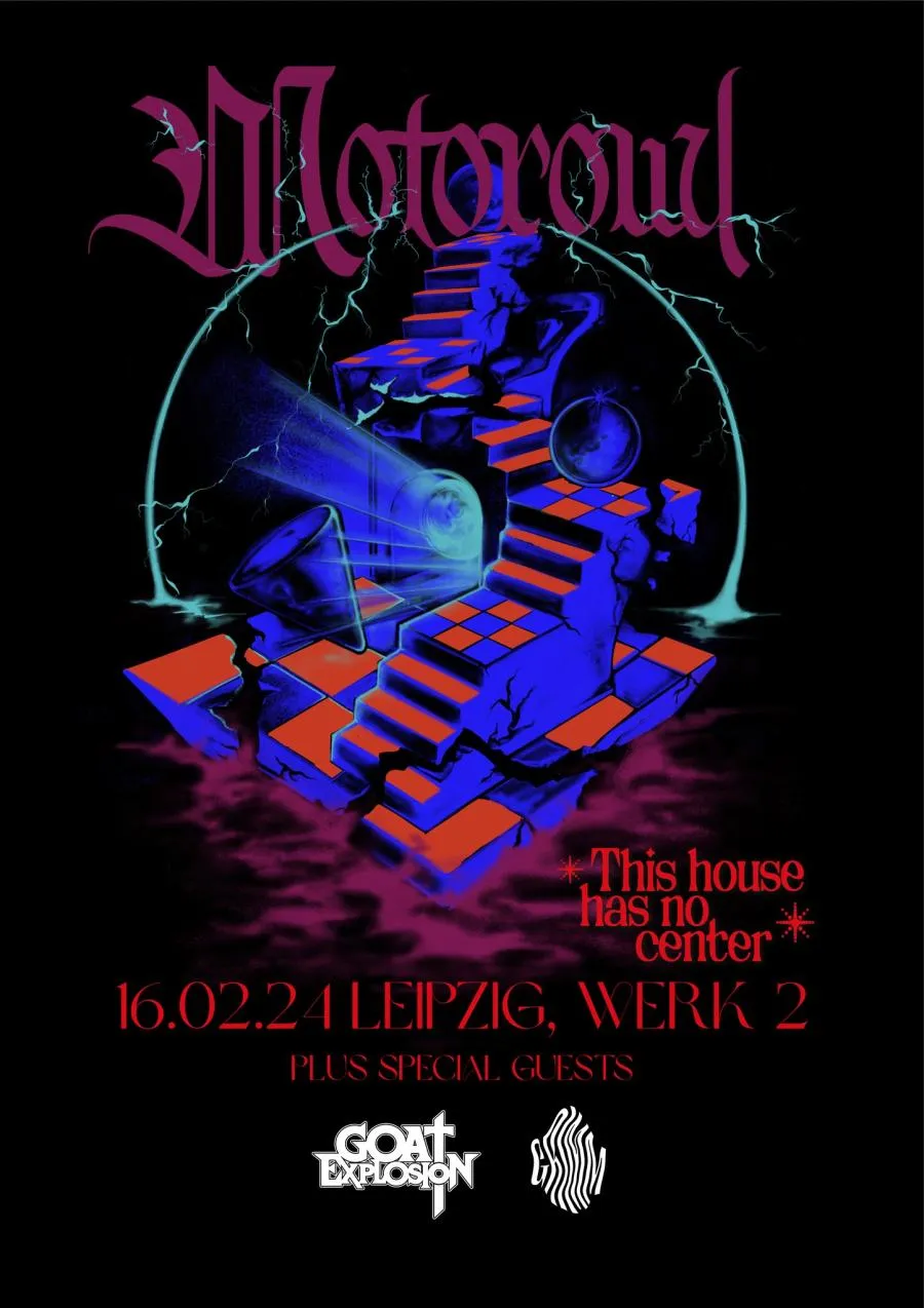 Motorowl + Goat Explosion + Grimm - 16/02/2024 - Leipzig - Werk 2 ...