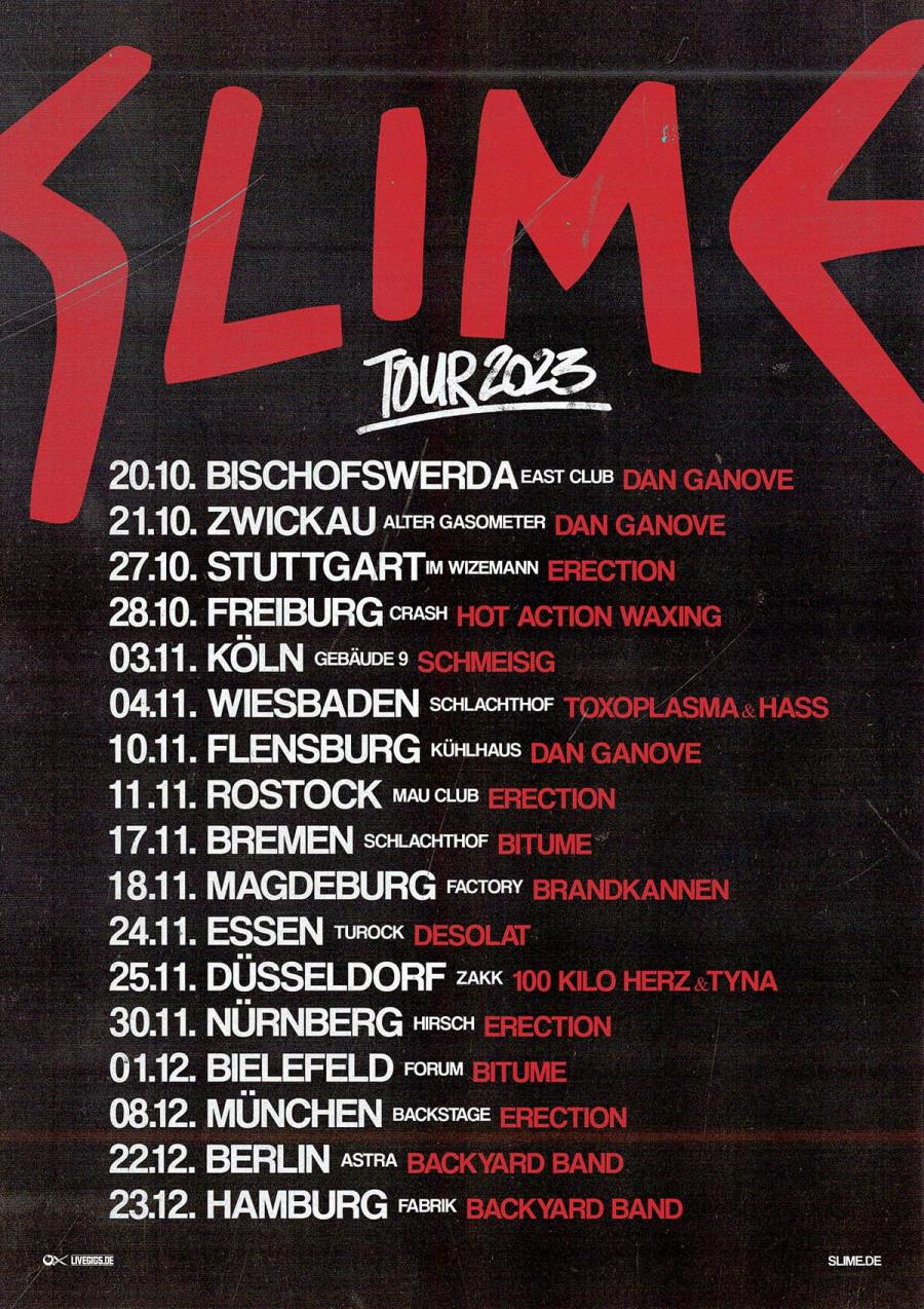 Event Slime - Line up