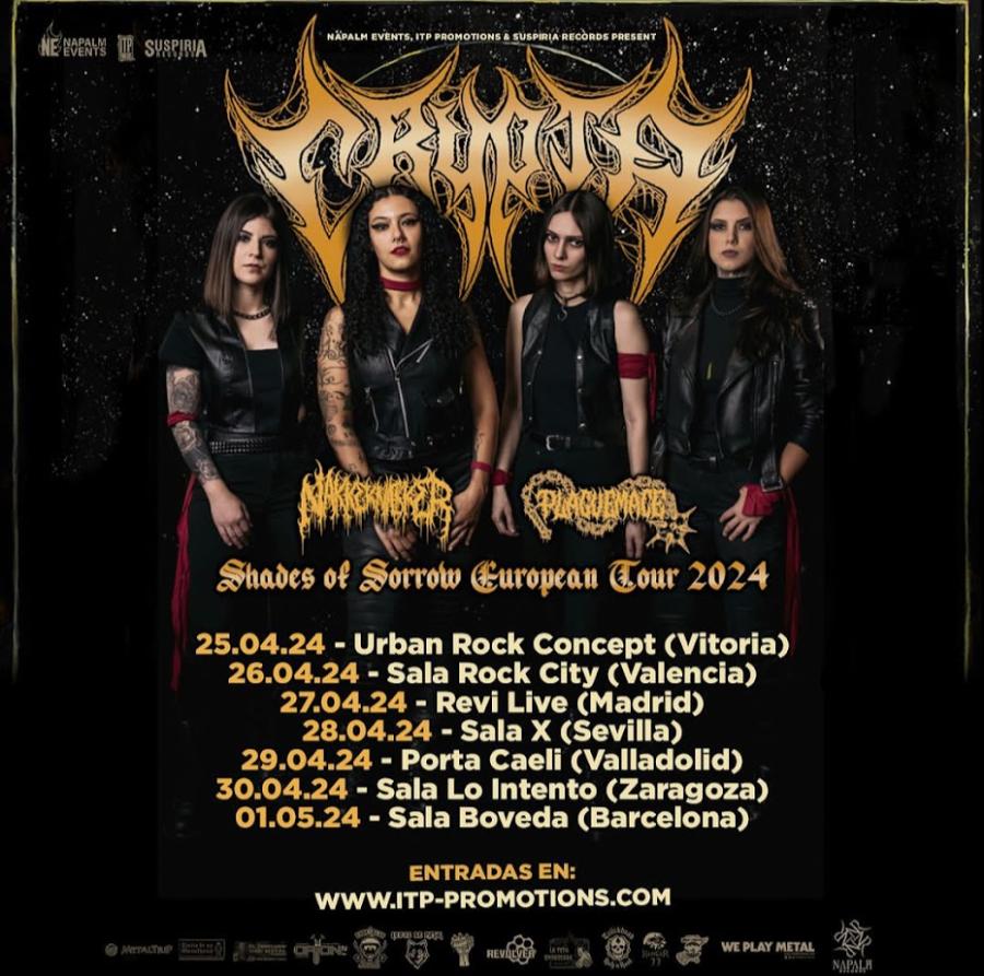 Crypta - Shades of Sorrow European Tour 2024 - 25/04/2024 - Vitoria ...