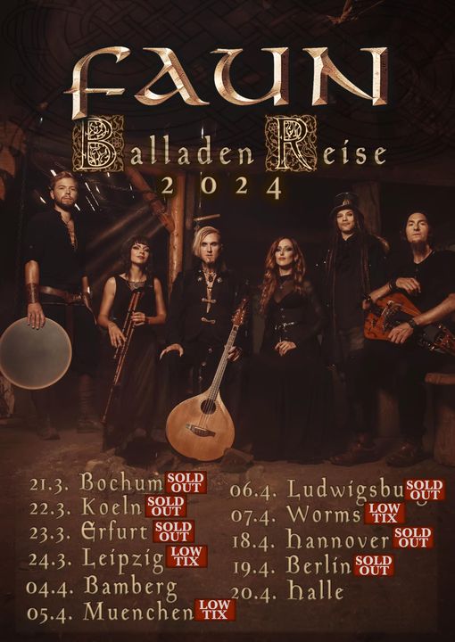 Faun - Balladenreise Tour 2024 - Groupes