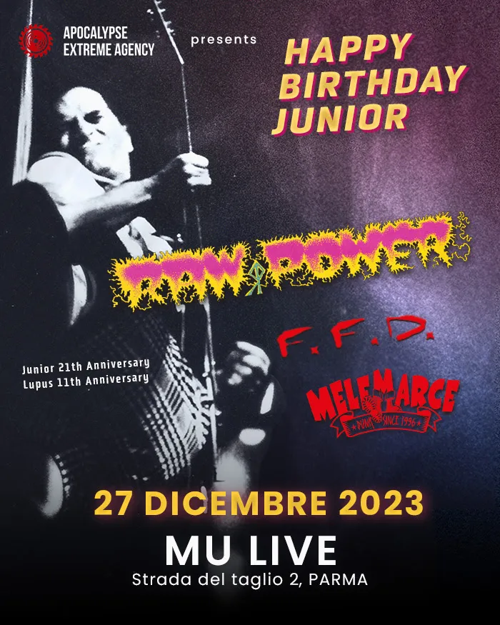 Concert Raw Power - 27/12/2023 - Parma - Circolo Arci MU - Italie