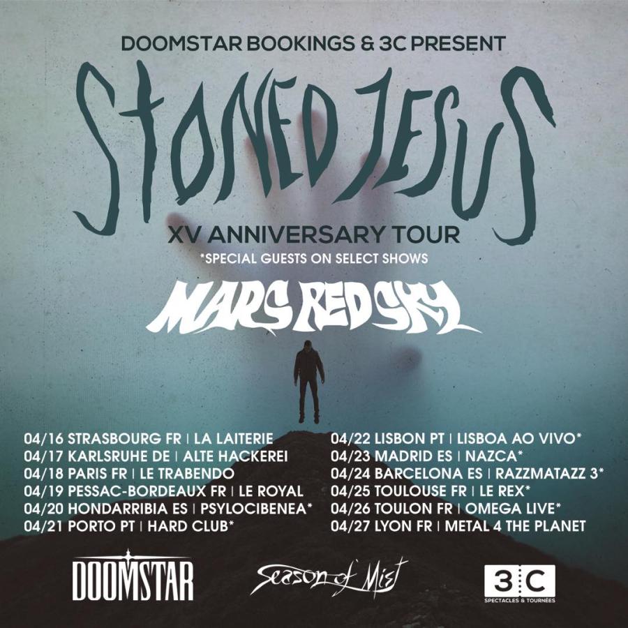 Stoned Jesus - XV Anniversary Tour - 18/04/2024 - Paris - Le Trabendo ...