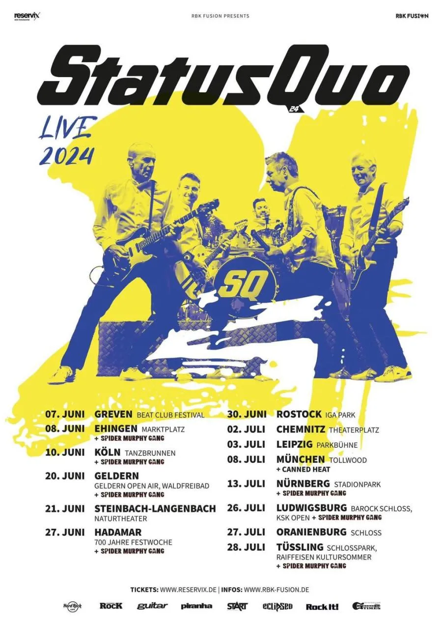 Concert Status Quo - 30/06/2024 - Rostock - IGA Park - Allemagne