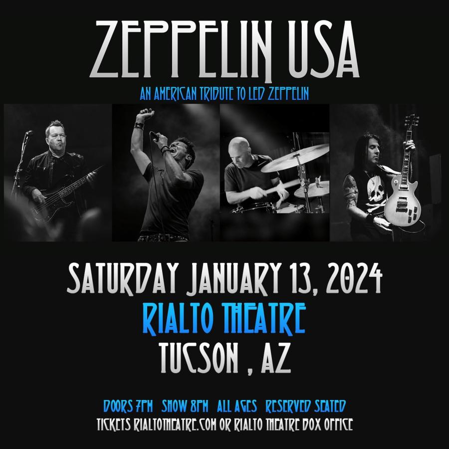 Event Zeppelin USA - 13/01/2024 - Tucson - The Rialto Theatre - United ...