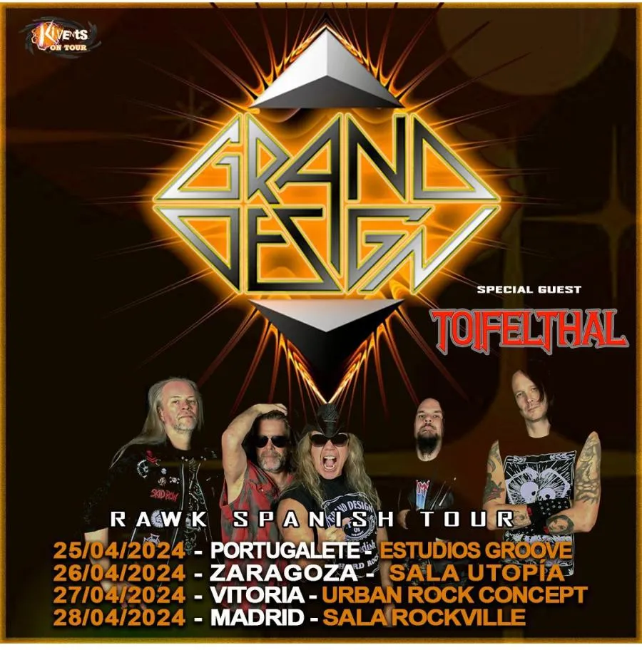 Grand Design - Rawk Spanish Tour 2024 - 28/04/2024 - Madrid - Rockville ...