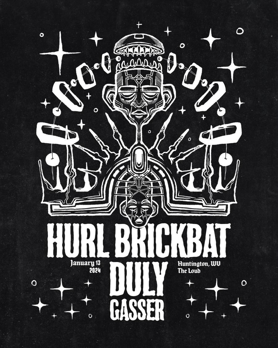 Hurl Brickbat + Duly + Gasser - 13/01/2024 - Huntington - The Loud ...