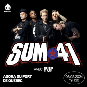 Concert Sum 41 - 08/08/2024 - Québec - Quebec City Old Port Agora - Canada