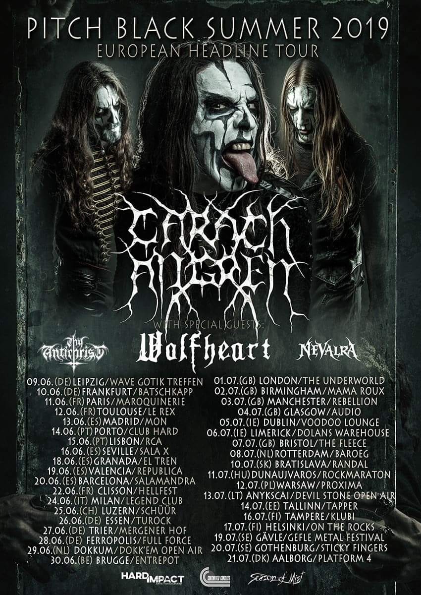 Carach Angren - Pitch Black Summer 2019 - Line up