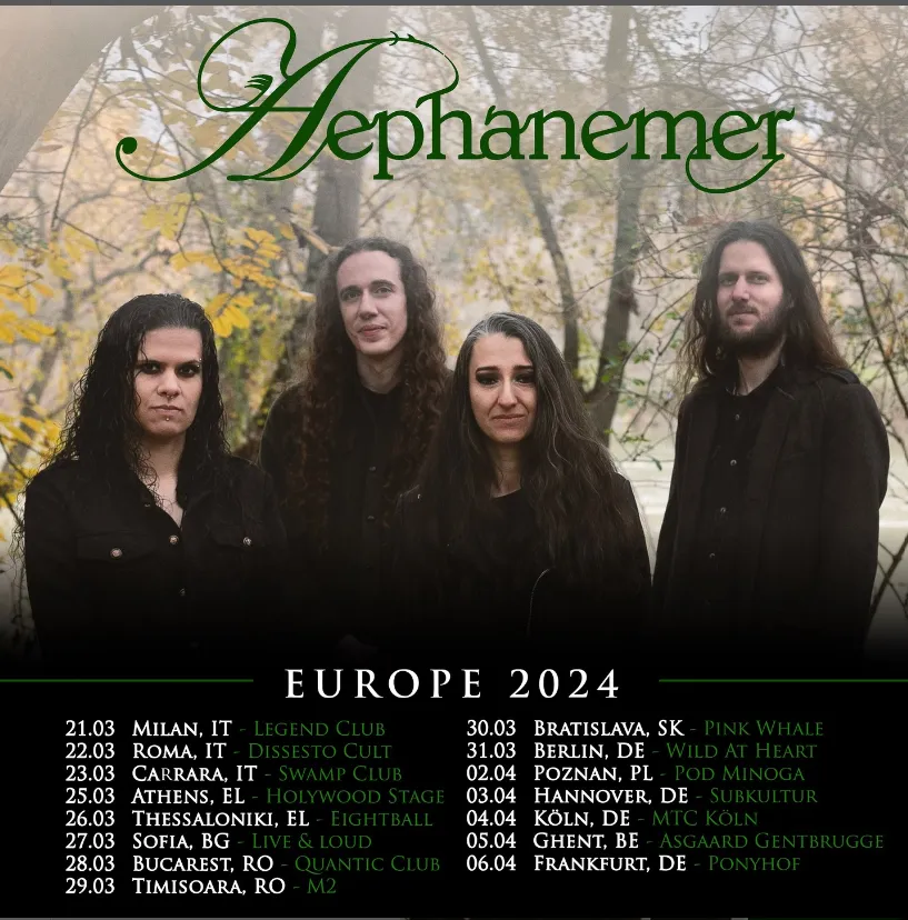 Concert Aephanemer - 25/03/2024 - Athens - Holywood Stage - Grèce