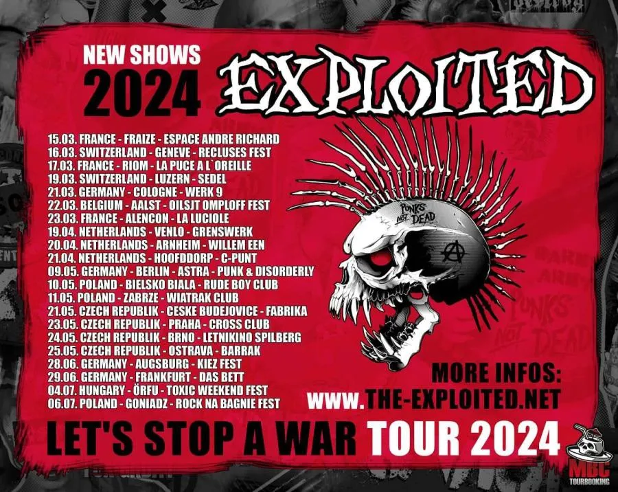 Concert The Exploited - 10/05/2024 - Bielsko-Biala - Rudeboy Club - Pologne