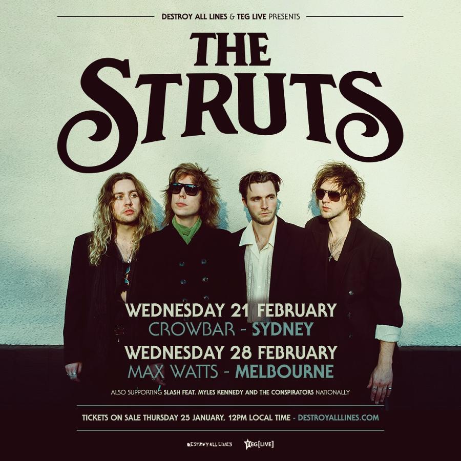 Event The Struts - 21/02/2024 - Sydney - Crowbar - Australia