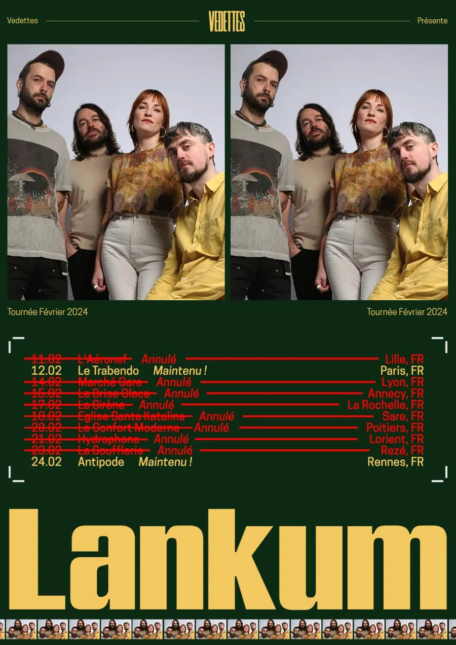 Lankum + première partie - 20/02/2024 - Poitiers - Le Confort Moderne ...