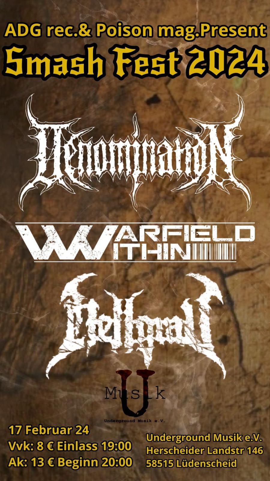 Smash Fest 2024 - 17/02/2024 - Lüdenscheid - Underground Musik - Germany