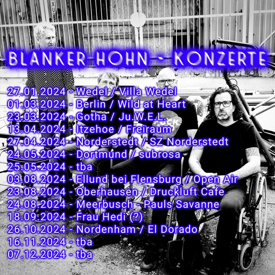 Concierto Blanker Hohn - Cartel