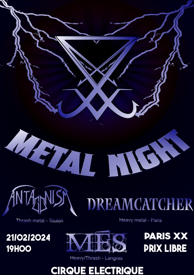 Metal Night - xx/xx/2024 - Paris - Le Cirque Electrique - France