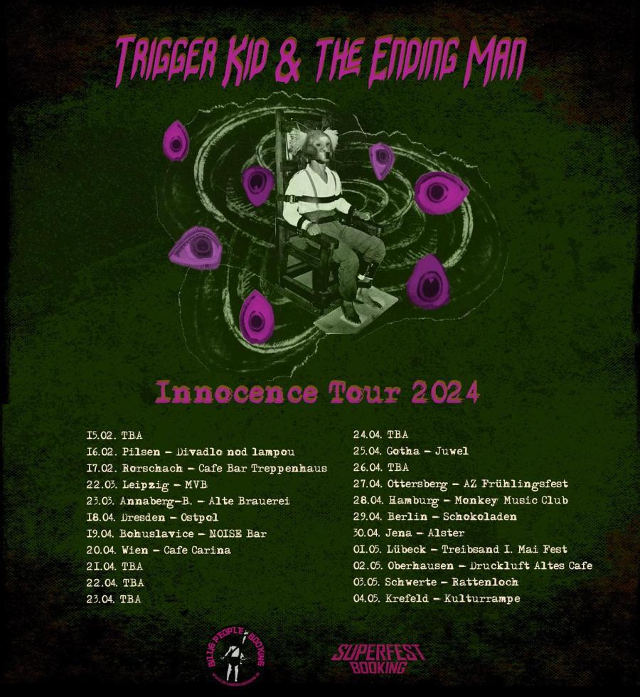 Concierto Trigger Kid & The Ending Man - Cartel