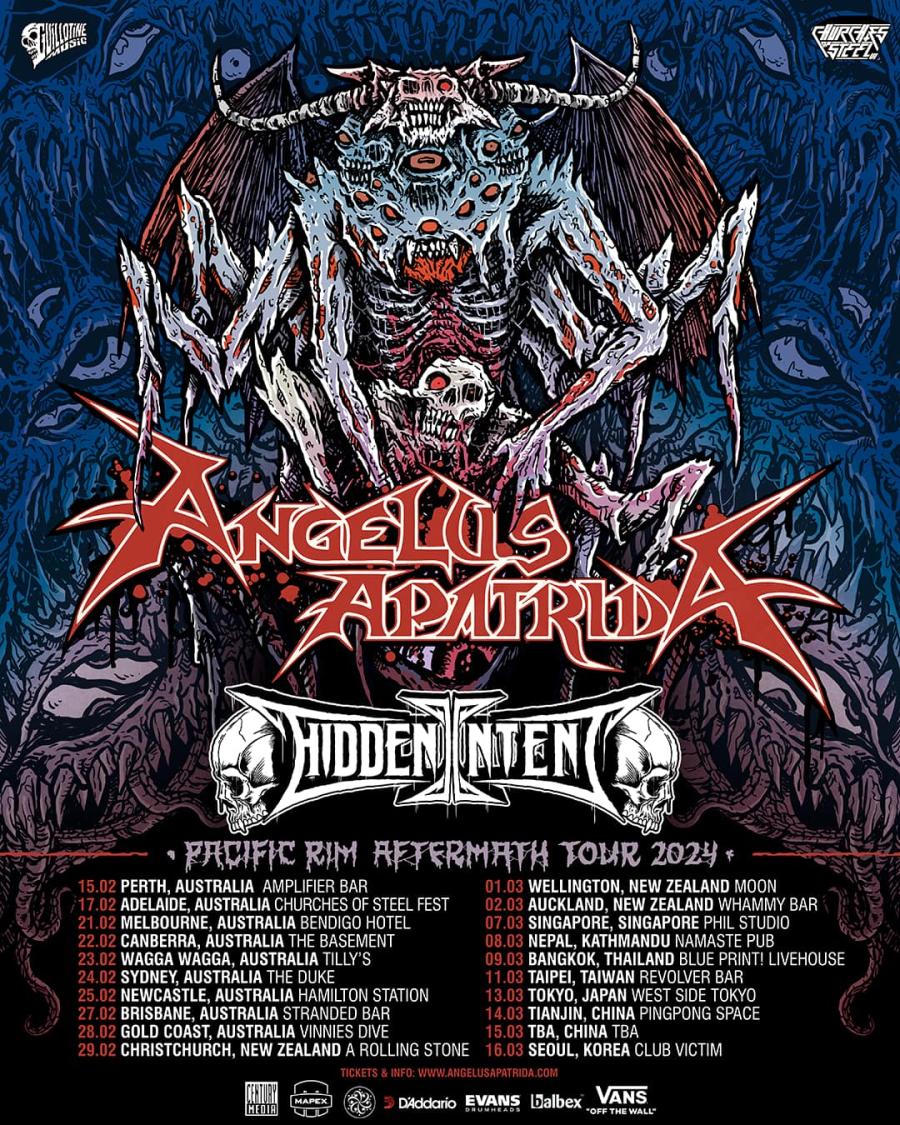 Angelus Apatrida + Hidden Intent - 09/03/2024 - Bangkok - Blue Print ...